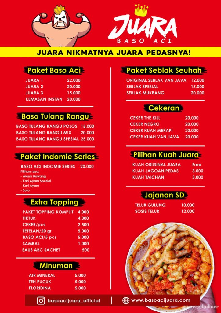 Franchise Baso Aci Juara: Info Sekilas, Modal dan Cara Bergabung ...